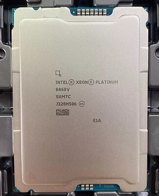 Intel Xeon Platinum 8468V CPU SRM7C 48 Core 2.4 GHz LGA4677 Server ...