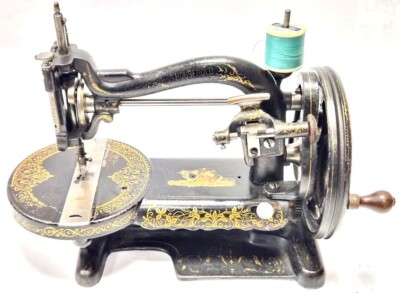 TOP antique & rare sewing machine CHAS RAYMOND circa 1890 CANADA | eBay