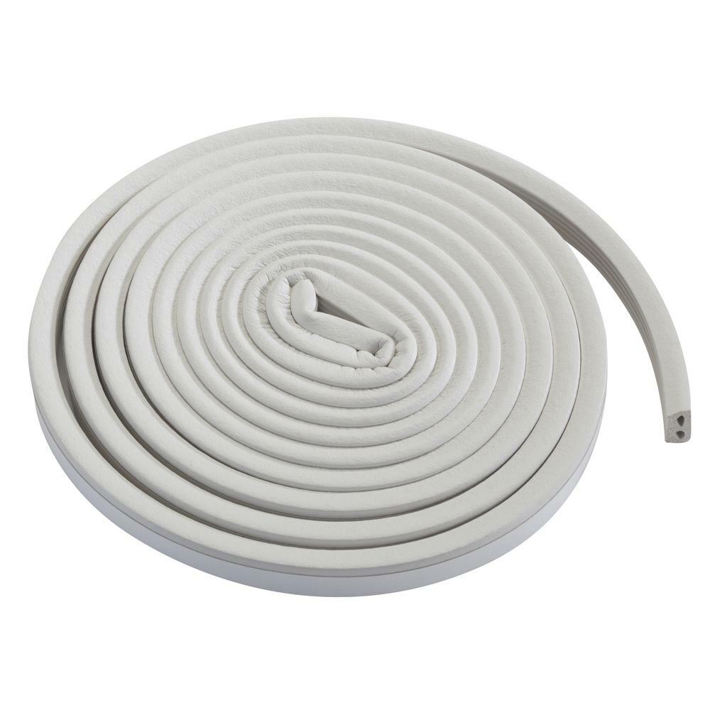 (2) M-D Building Products Premium 5/16 in. x 10 ft. White Weatherstrip ...