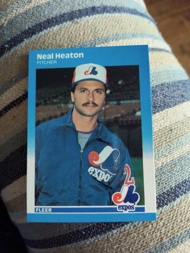 NEAL HEATON 1987 FLEER UPDATE GLOSSY #U-43 FREE SHIPPING | eBay