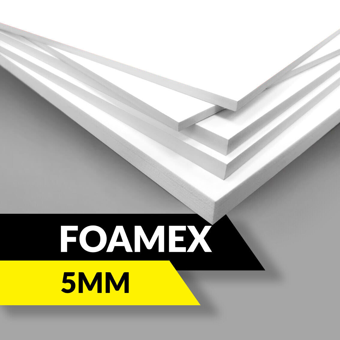 White Foam Board PVC Light Weight Signage Sheet 5mm - 3mm - Foamex ...