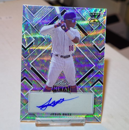 2022 Leaf Metal - Silver Wave #BA-JB3 Jesus Baez /8 (AU, RC) for sale ...
