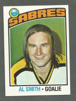 1976-77 Topps Hockey Al Smith #152 Goalie Buffalo Sabres NM/MT | eBay