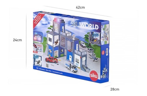 SIKU WORLD Police Station Diecast Play Set Toy SK5510 | eBay