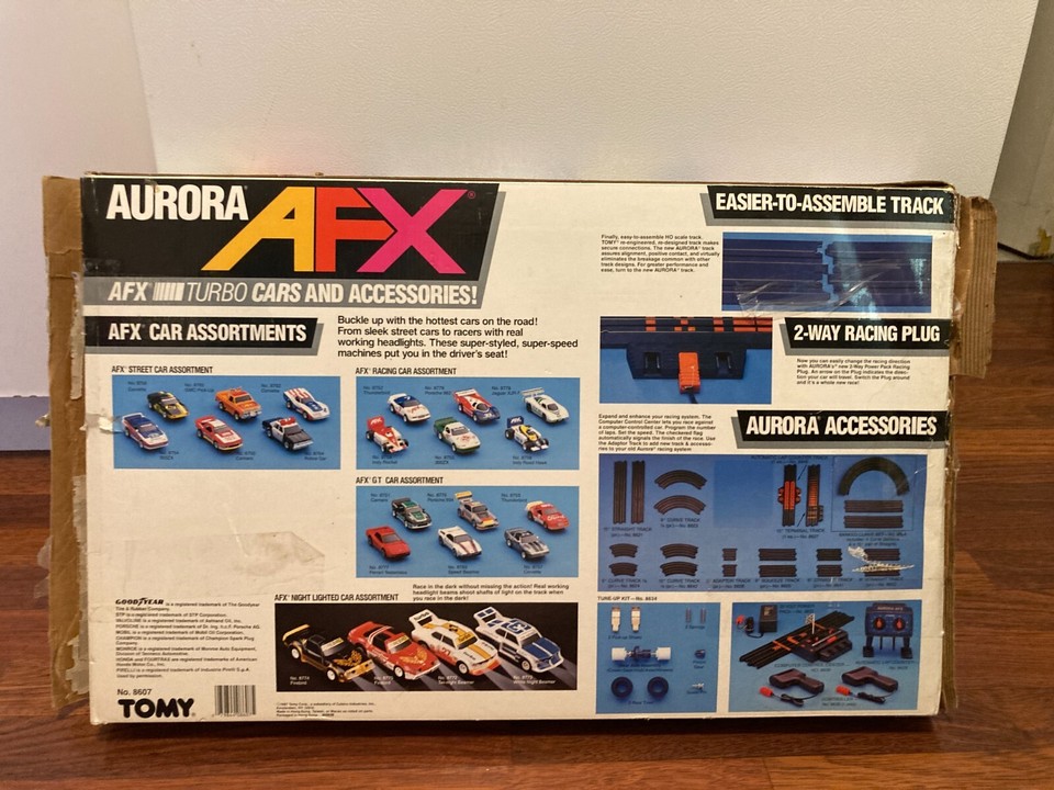 Aurora AFX Ghost Racer Slot Car Set 1987 Tomy 8607 AS IS FOR PARTS NOT ...