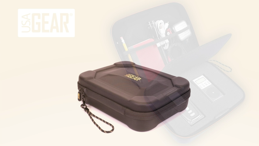 USA GEAR Ghost Hunting Equipment Case with Customizable Foam Interior ...