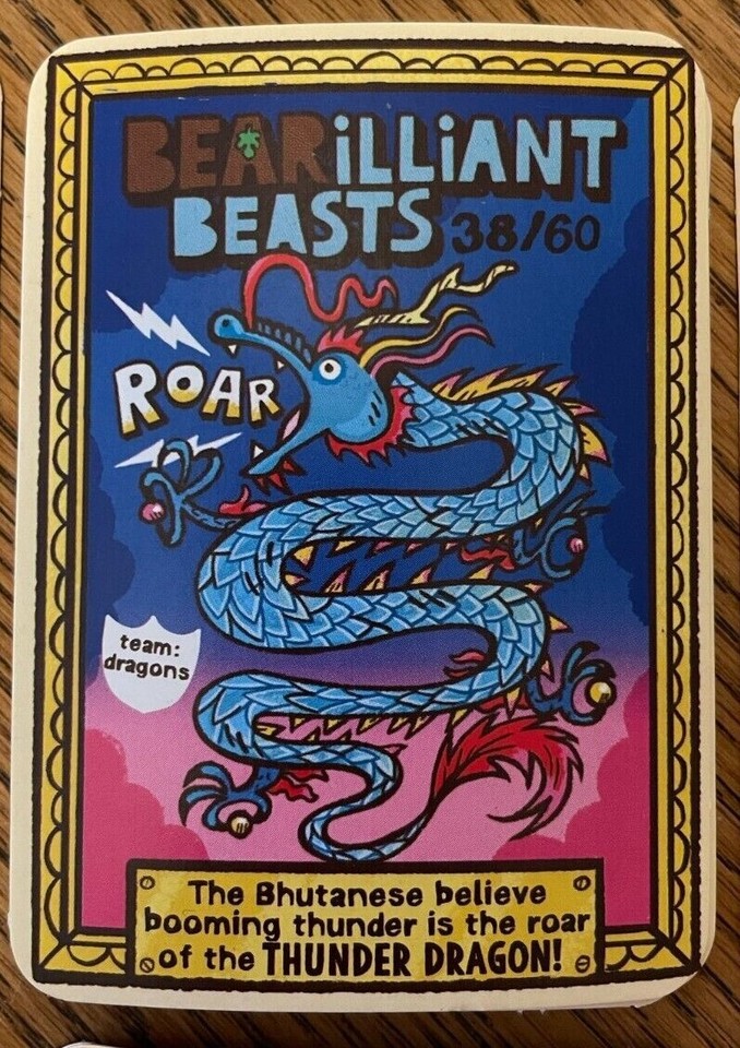 Bear YoYo Bearilliant Beasts Cards - RARE CARDS AVAILABLE, CHOOSE YOUR ...