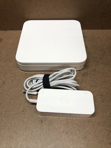 Apple A1408 Airport Extreme Base Station WiFi Wireless White Router 5th ...