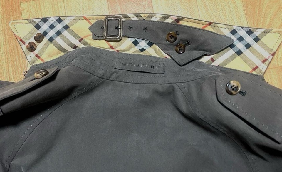 Rare Burberry London Trench Coat Nova Check Maxi Length 2way 36 from ...