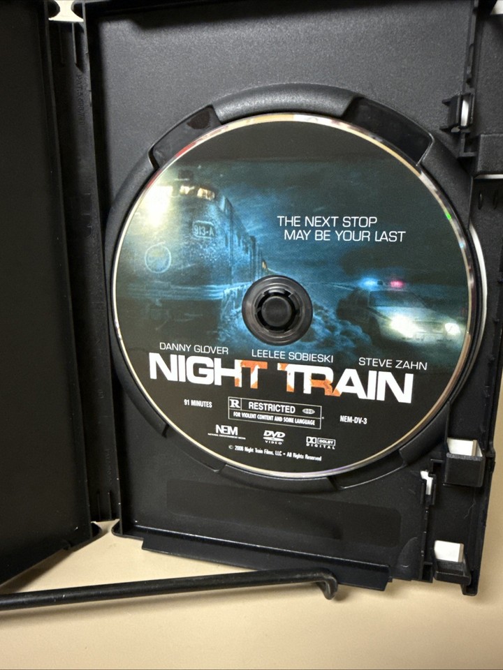 Night Train- Danny Glover, Leelee Sobieski, Steve Zahn- DVD | eBay