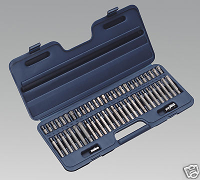 (SBS) Sealey Tools MIXED Ribe Spline Hex ALLEN TORX Star Bit Set in ...