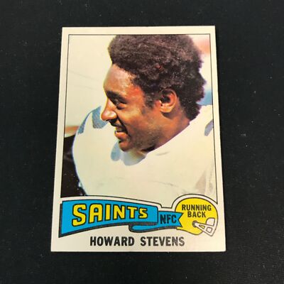 1975 Topps #434 HOWARD STEVENS New Orleans Saints EXMT to NRMT Or ...