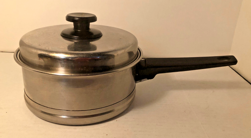 Lifetime Stainless Steel Cookware 18-8 R5 Saucepan w LID Gold Signature ...