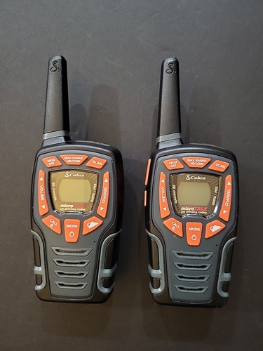 Cobra Microtalk Model CXT565 Walkie-Talkie CB's Two 2-Way Radios Black ...