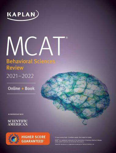 MCAT Behavioral Sciences Review 2021-2022: Online + Book by Kaplan Test ...