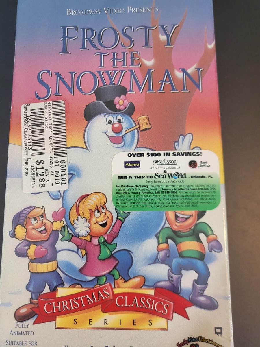 Frosty The Snowman Vhs 1993 Frosty The Snowman Christmas Storybook