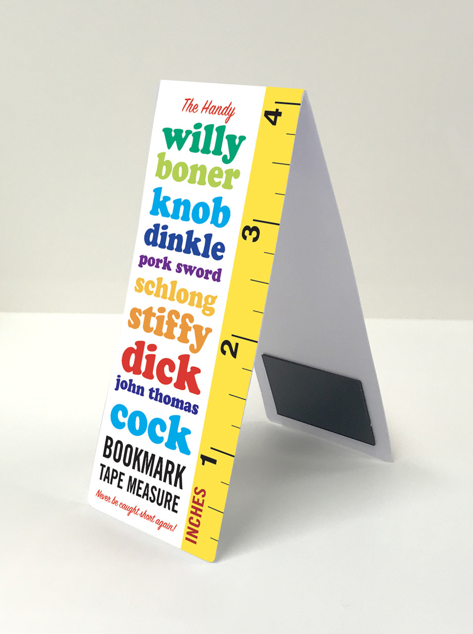 Brainbox Candy funny RUDE willy words magnetic bookmark cheap gift ...
