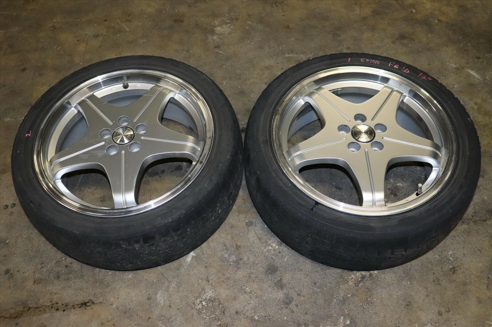 set of 2 JDM AQUA I JAK Wheels 5X100 Rims 17x7j ET52 Mags | eBay