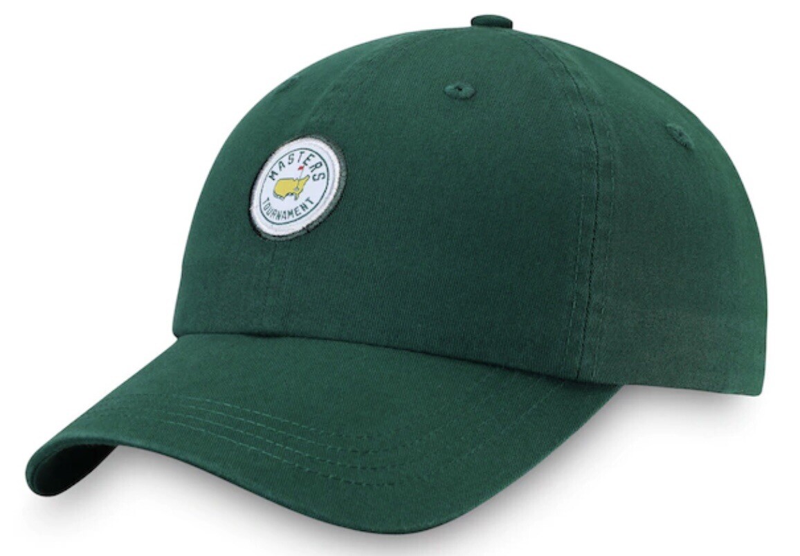 New 2024 Masters New Green Circle Patch Men's Cotton Golf Hat Cap ...