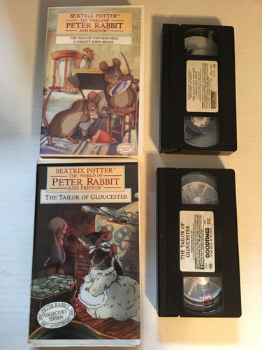 Beatrix Potter VHS Lot of 2 Vintage VHS | eBay