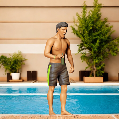 Pool Party Figures Resin 3d printed Unpainted Pool Party Set of all 6 ...