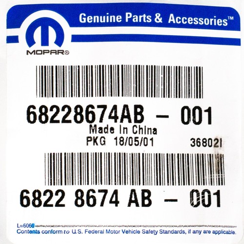 17-20 PACIFICA FRONT RIGHT DOOR LOWER MOLDING TRIM OEM NEW MOPAR ...