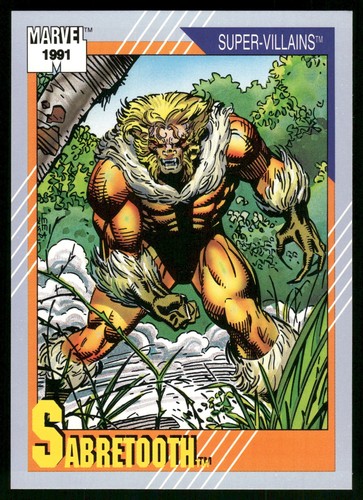 Sabretooth NM 56 1991 Impel Marvel Universe II Marvel Card | eBay