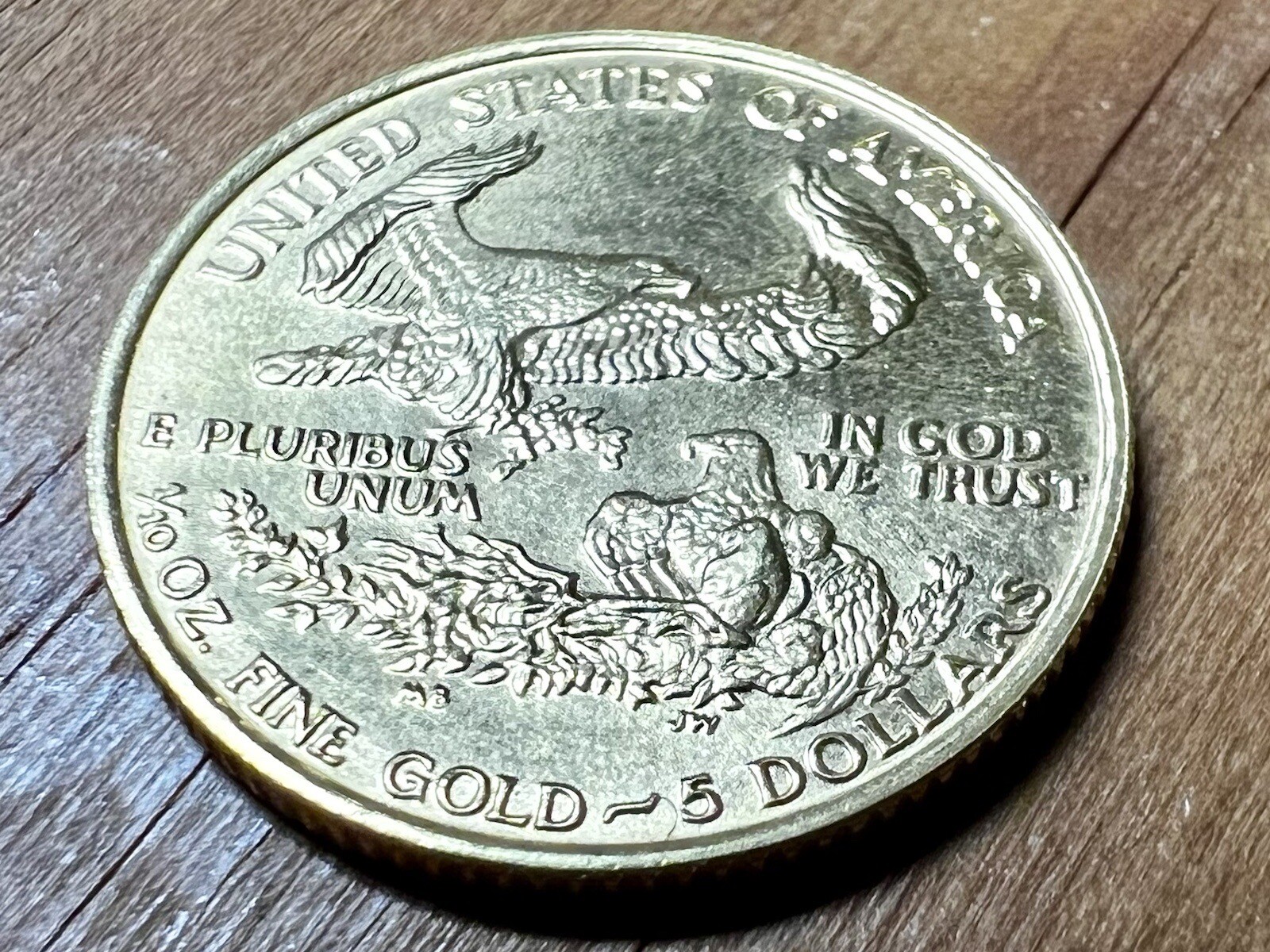 1989 MCMLXXXIX $5 1/10 Oz American Gold Eagle BU Coin in Capsule *Sigma ...