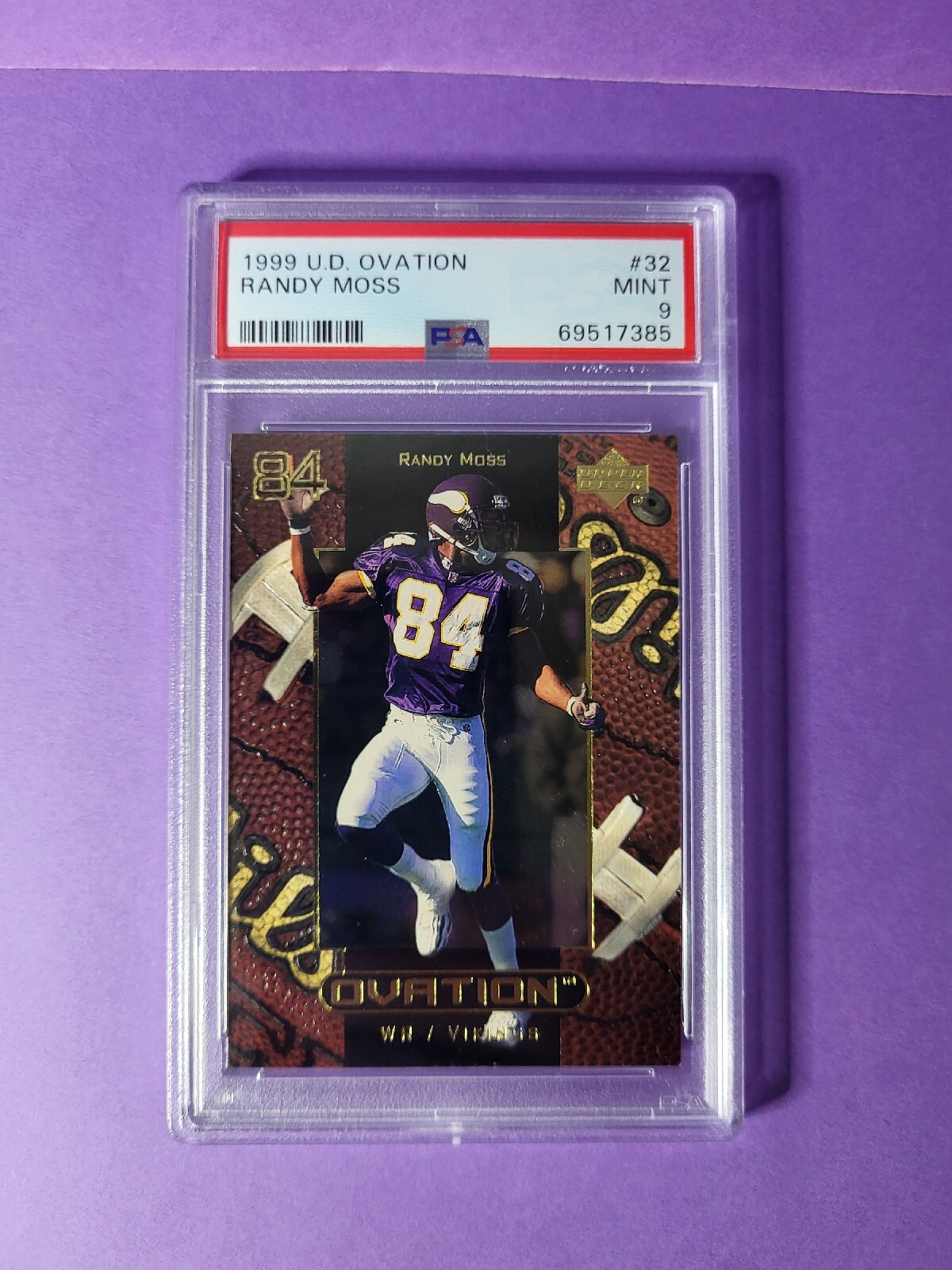 1999 Upper Deck Ovation - Randy Moss #32 for sale online | eBay