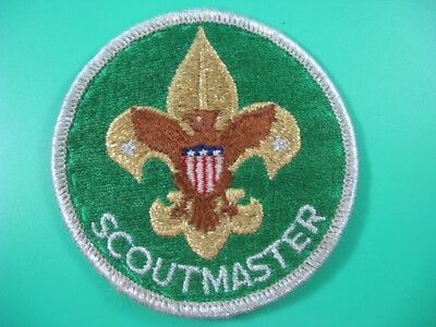 MINT BSA 1972-1989 TRAINED SCOUTMASTER MYLAR THREAD FULLY EMBROIDERED ...