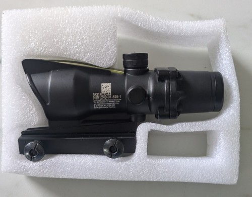 ACOG 4x32mm Fiber Optic Scope Black Green Chevron Reticle Clone | eBay