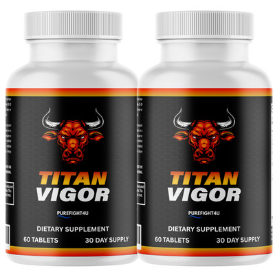Titan Vigor for Men, Male Energy & Vitality Pills Supplement - 120 ...