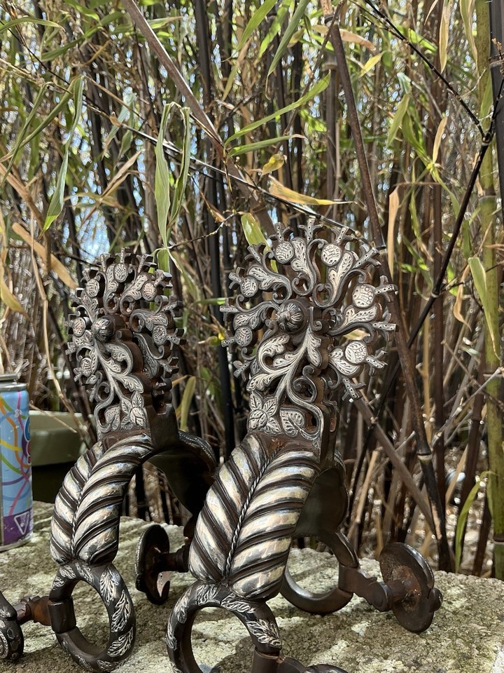 Antique Mexican Snake Spurs With Exquisite Rowels | eBay