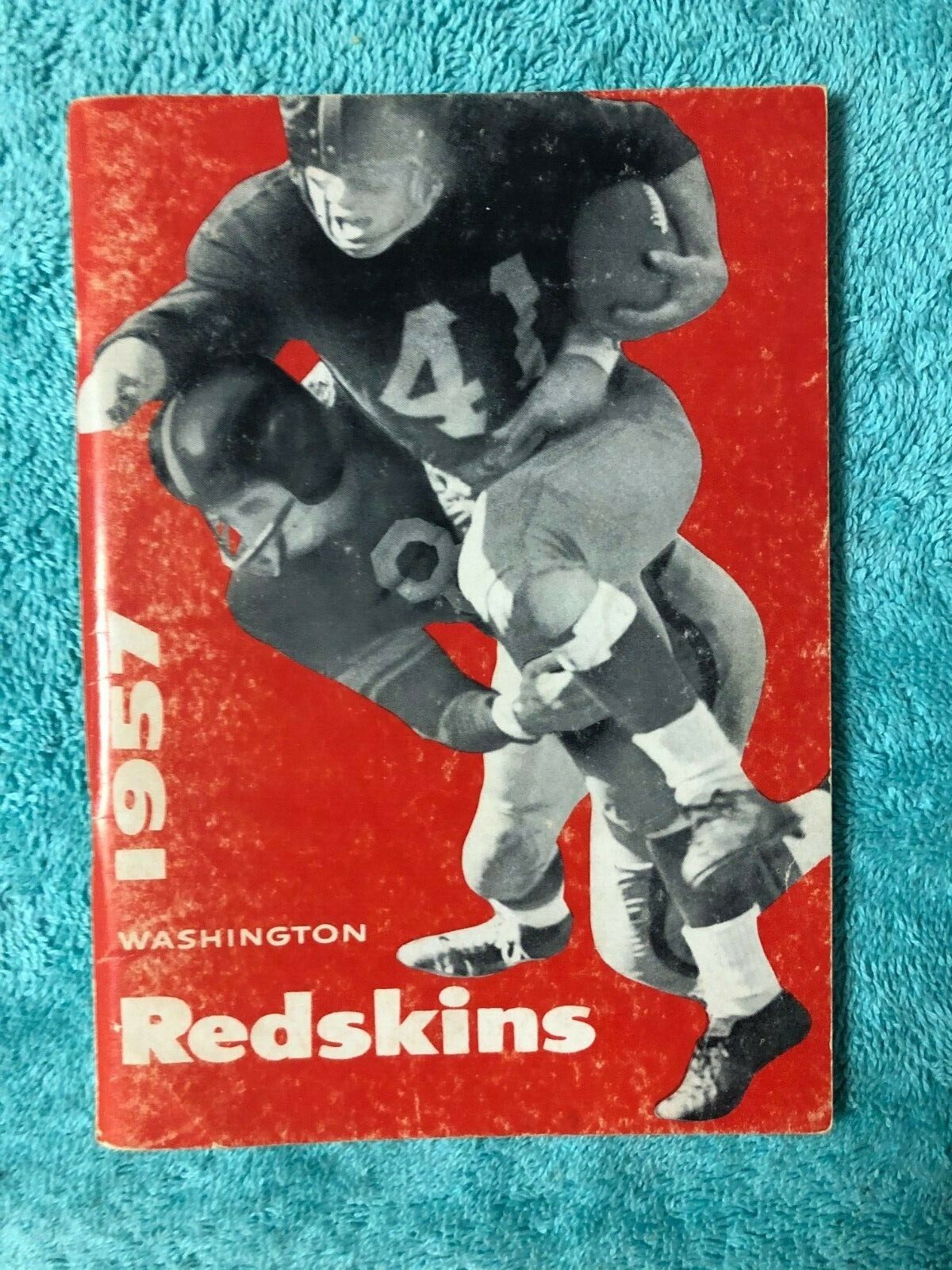1957 WASHINGTON REDSKINS MEDIA GUIDE | eBay
