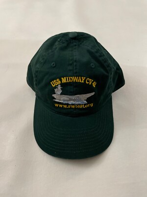 The Corps USS Midway CV 41 Dark Green Baseball Cap Hat One Size | eBay
