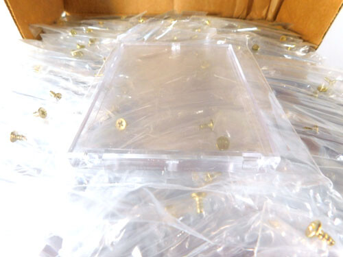 Pro Mold Screw Down Card Holder Case (Total of 400-Mini Snaps) | eBay