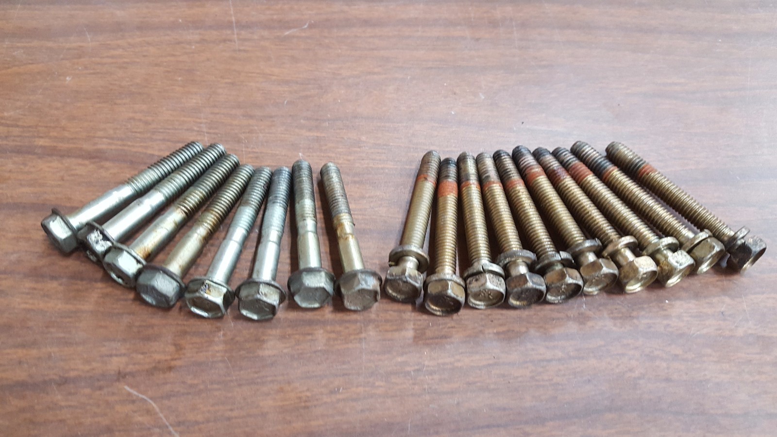 Briggs & Stratton Engine Model 31F707 Head Bolts & Oil Sump Screws ...