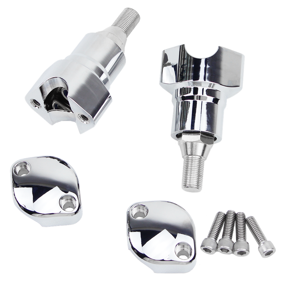 2.5” Chrome Riser Kit for OEM Harley Springer Heritage Softail FLSTSB ...