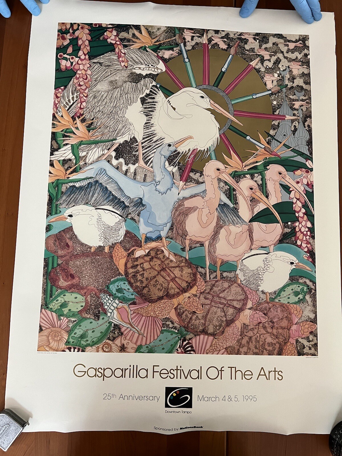 Gasparilla Festival of the Arts Tampa Poster 1995 Margaret Albritton ...