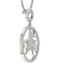 Real Diamond Circle Star Pendant Necklace SI1 G 1.15 C Prong Set 14K ...