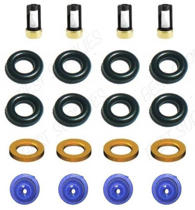 Fuel Injector Service Repair Kit Seals Filters Pintle Caps FORD TURBO ...