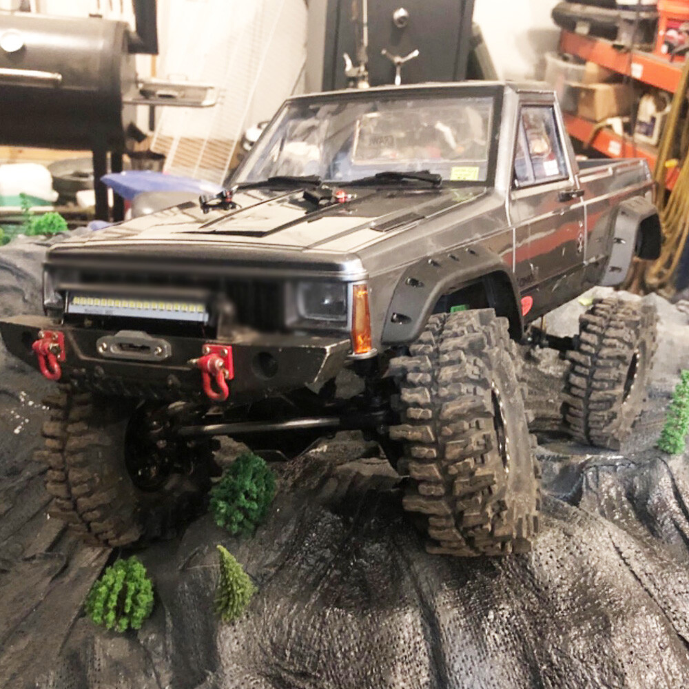 313mm Wheelbase Pickup Body Shell For Cherokee RC 1/10 Axial SCX10 ...