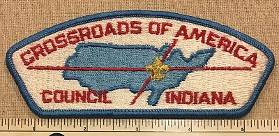 Boy Scouts CROSSROADS OF AMERICA COUNCIL CSP PATCH Scout BSA Cloth Back ...