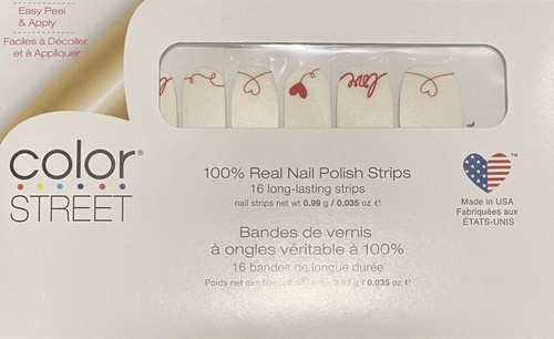 Color Street LOVE LETTER / Nail Polish Strips/ Valentine / Retired ...