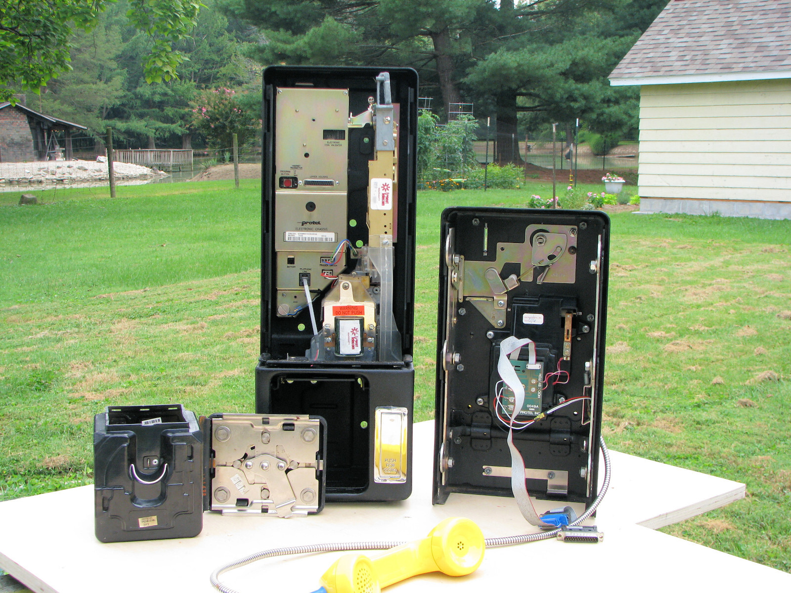 Payphone Protel 7000 - Rare Oversized Coin Box and Armored Vault Door ...