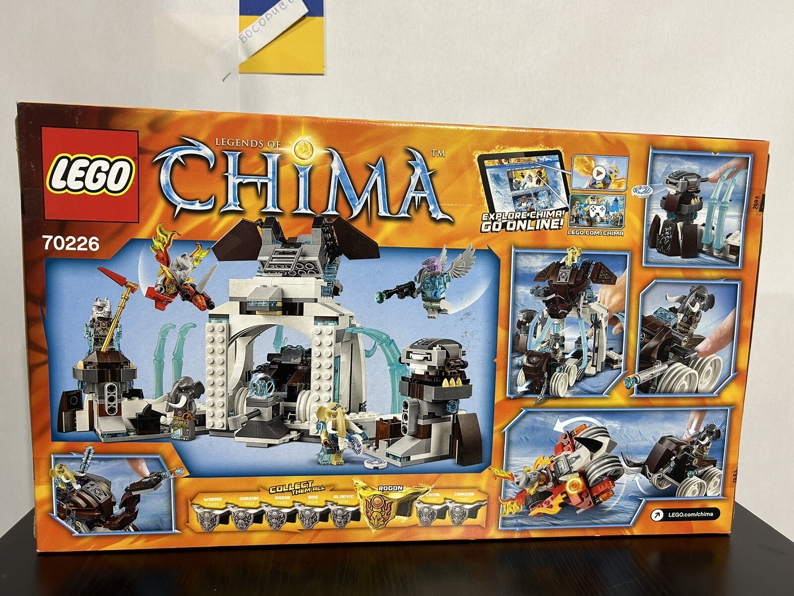LEGO LEGENDS OF CHIMA: Mammoth's Frozen Stronghold (70226) for sale ...