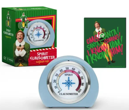 Elf: Spirit Clausometer Lights Up Buddy The Elf Magnet Stocking Stuffer ...