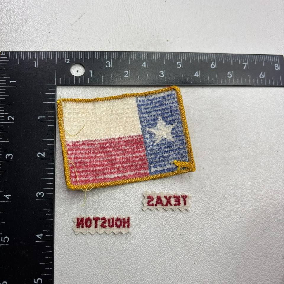 Texas Lone Star Flag TEXAS STATE FLAG Patch (+ TINY "Houston" & "Texas") 59X7 | eBay
