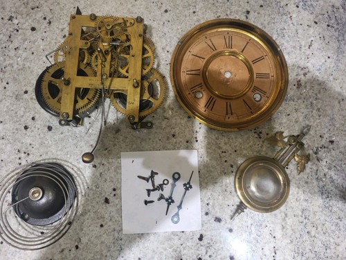 Antique Gilbert Clock Movement Parts Lot # 14 | eBay