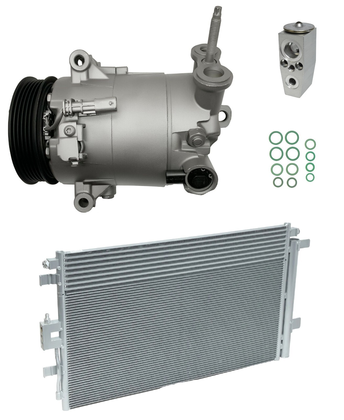 Reman RYC AC Compressor Kit W/ Condenser EE03A Fits GMC Terrain 1.5L ...